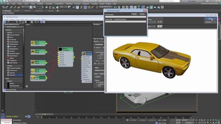 3ds Max Blended Box Map - 3/4 - Animation - 3dsMaxTutorial.com