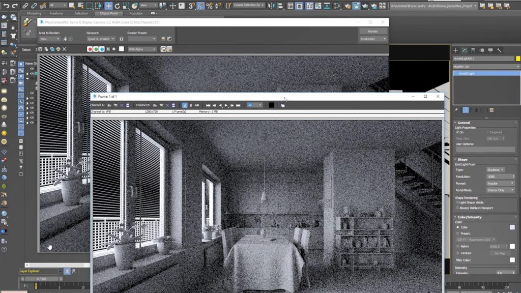 3dsMax & Arnold Interior Lighting Part 1 - 3dsMaxTutorial.com 3dsMax & Arnold Interior Lighting Part 1 - 3dsMaxTutorial.com