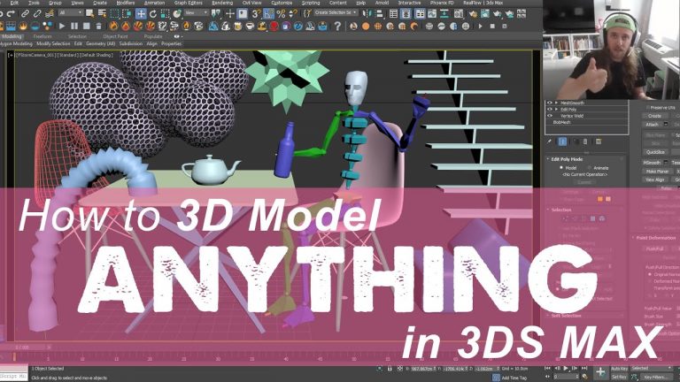 Learn to 3D Model ANYTHING with 3ds MAX: Beginner Tutorial - 3dsMaxTutorial.com
