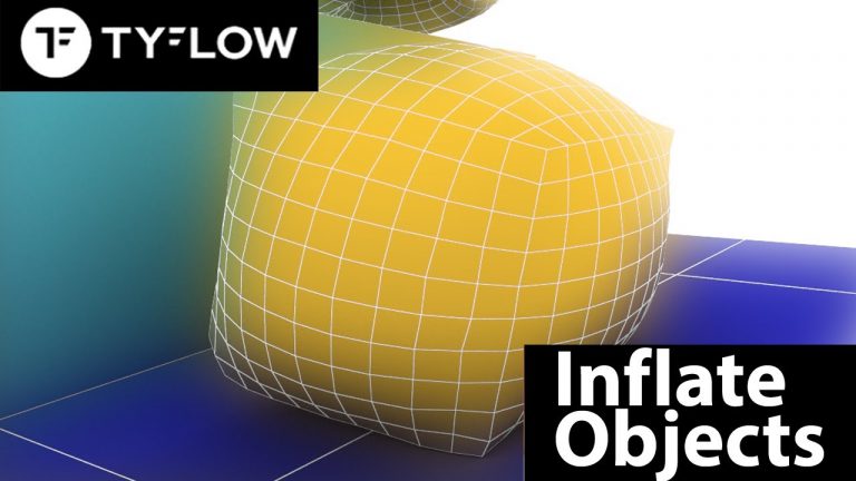 How to inflate objects | Tyflow - Easy - 3dsMaxTutorial.com