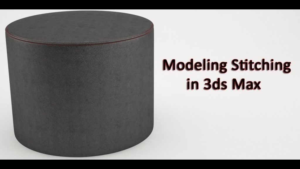 Modeling Stitching in 3ds Max - 3dsMaxTutorial.com