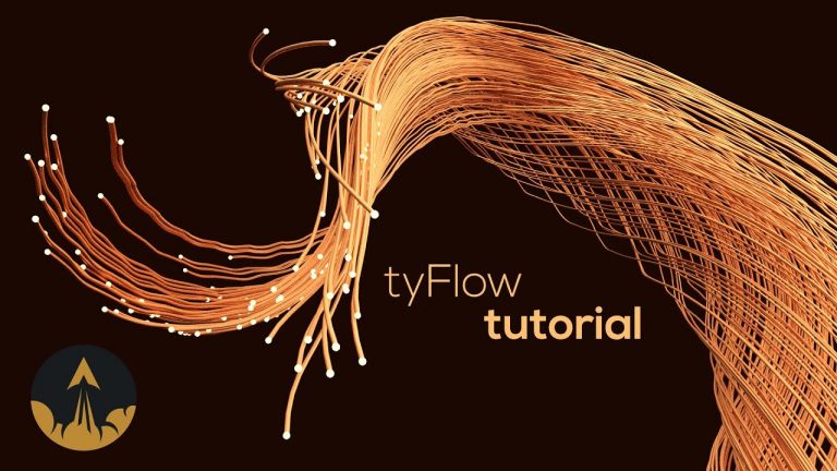 tyFlow & tySplines Particle Paths Beginner 3Ds Max Tutorial by # ...