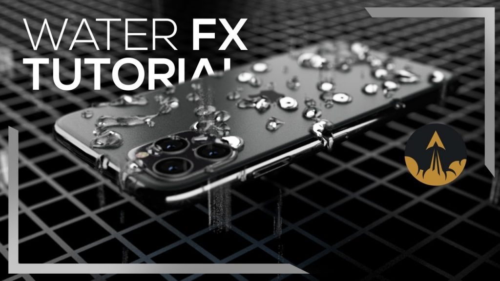 iPhone 11 Water Resistance VFX Tutorial tyFlow & Phoenix FD 4 ...