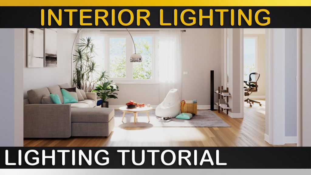 V-Ray | Simple INTERIOR LIGHTING Setup | Sun & Sky + HDRI Lighting ...