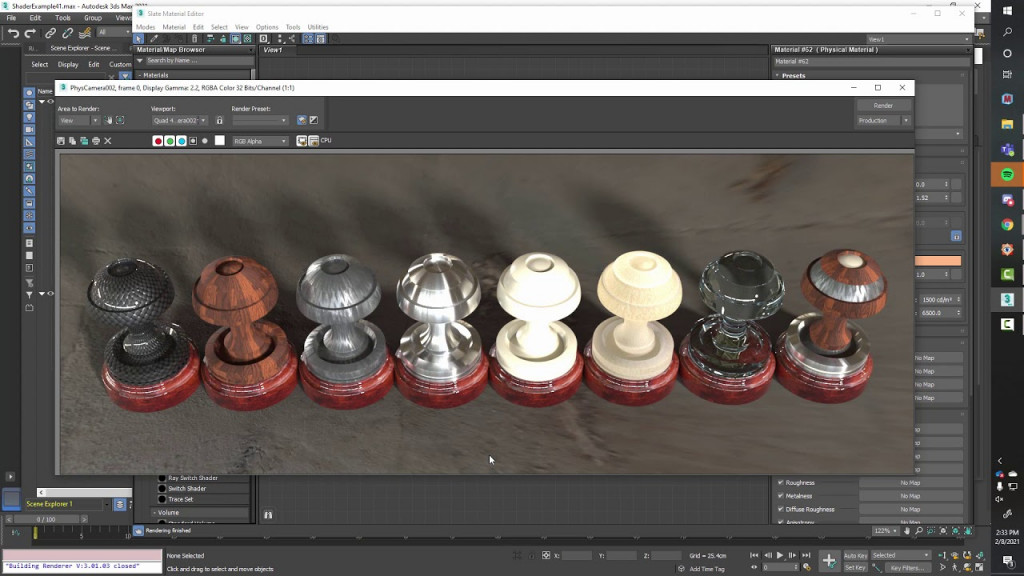 What are Materials Shaders and Textures - 3dsMaxTutorial.com