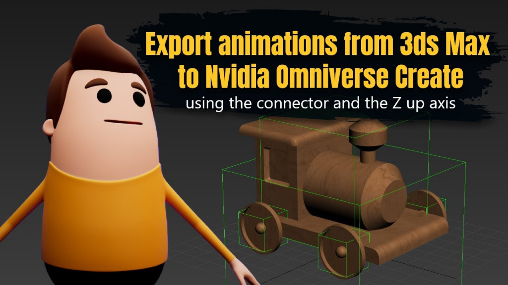 Export animations from 3ds Max to Nvidia Omniverse Create using the Connector - Y up / Z up ...